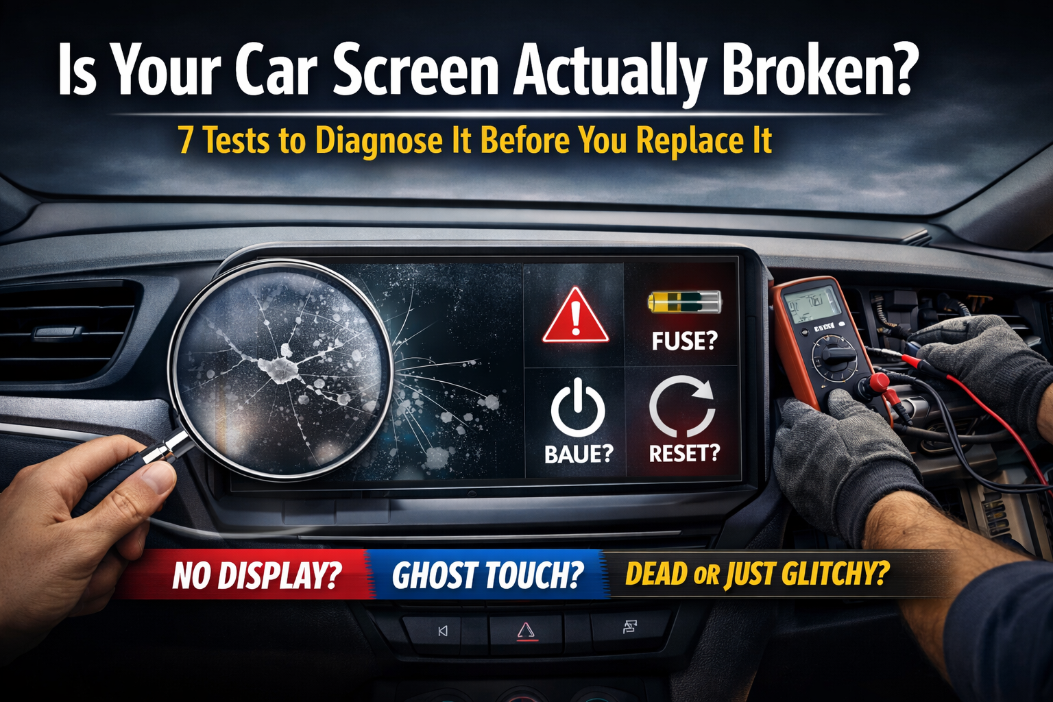 Is Your Car Screen Actually Broken? 7 Tests to Diagnose It Before You ...
