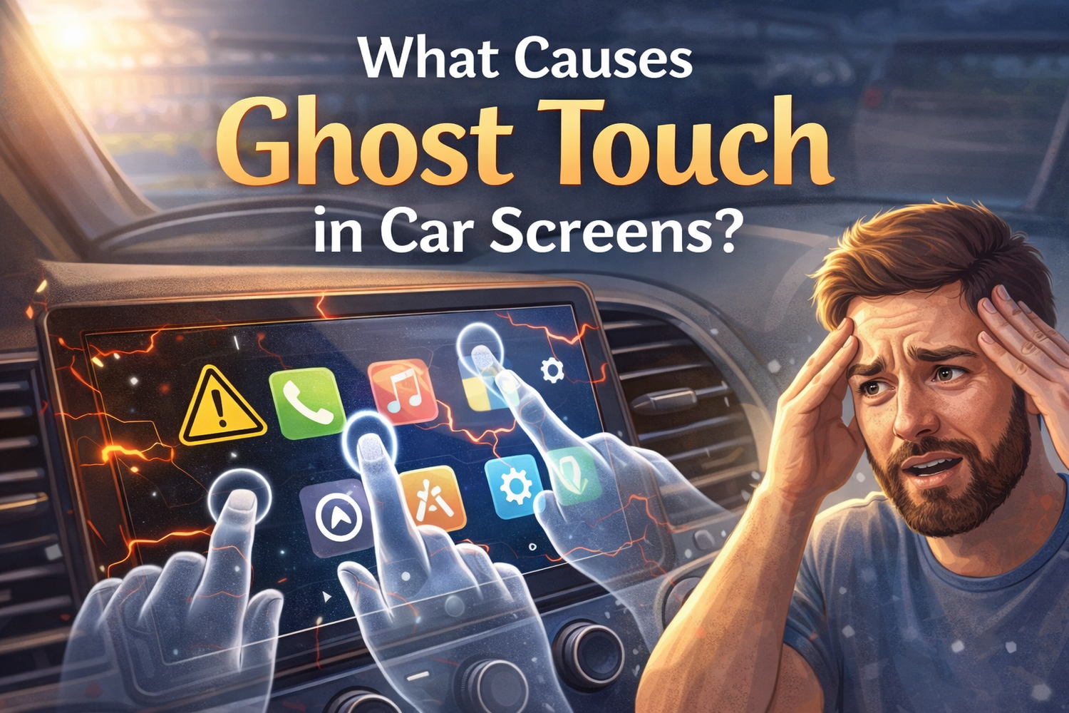 What Causes Ghost Touch in Car Screens? – Cuescreens