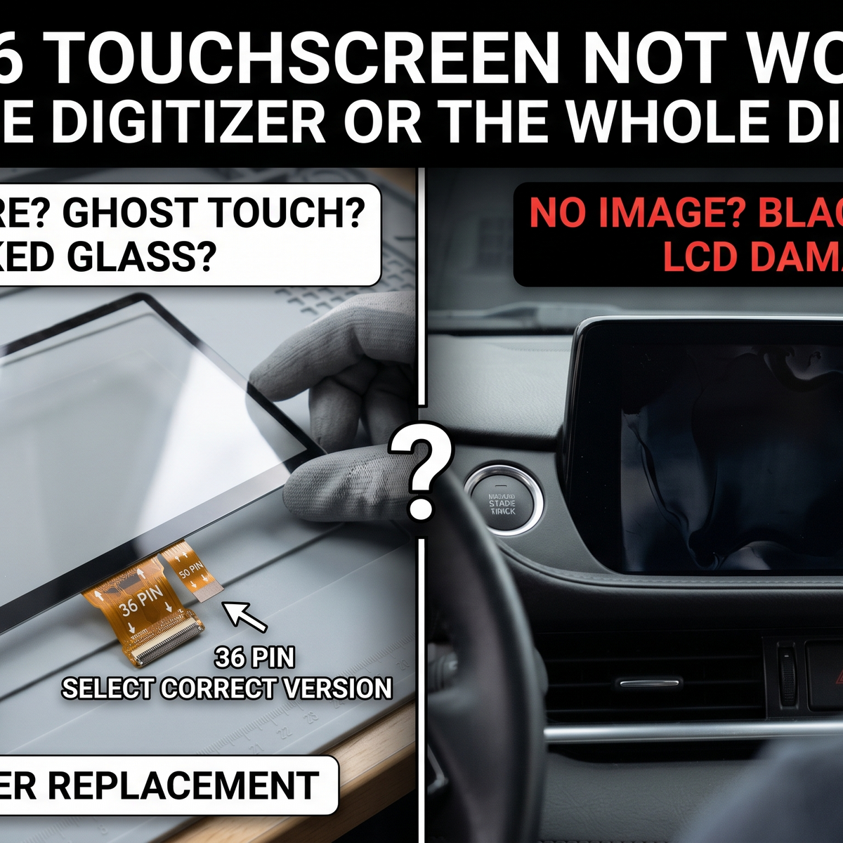 Mazda6 Touchscreen Not Working? Here's How to Tell If It's the Digitiz ...
