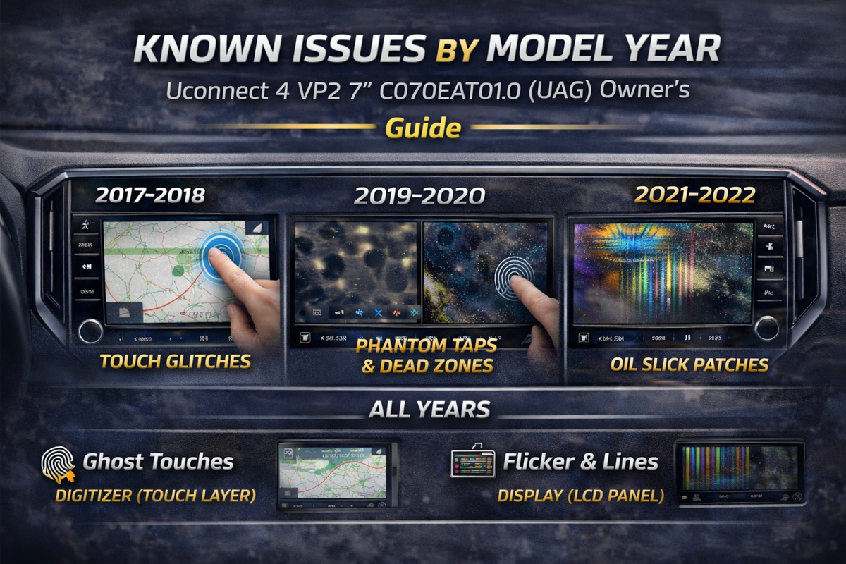 Known Issues by Model Year – Uconnect 4 VP2 7" C070EAT01.0 (UAG ...