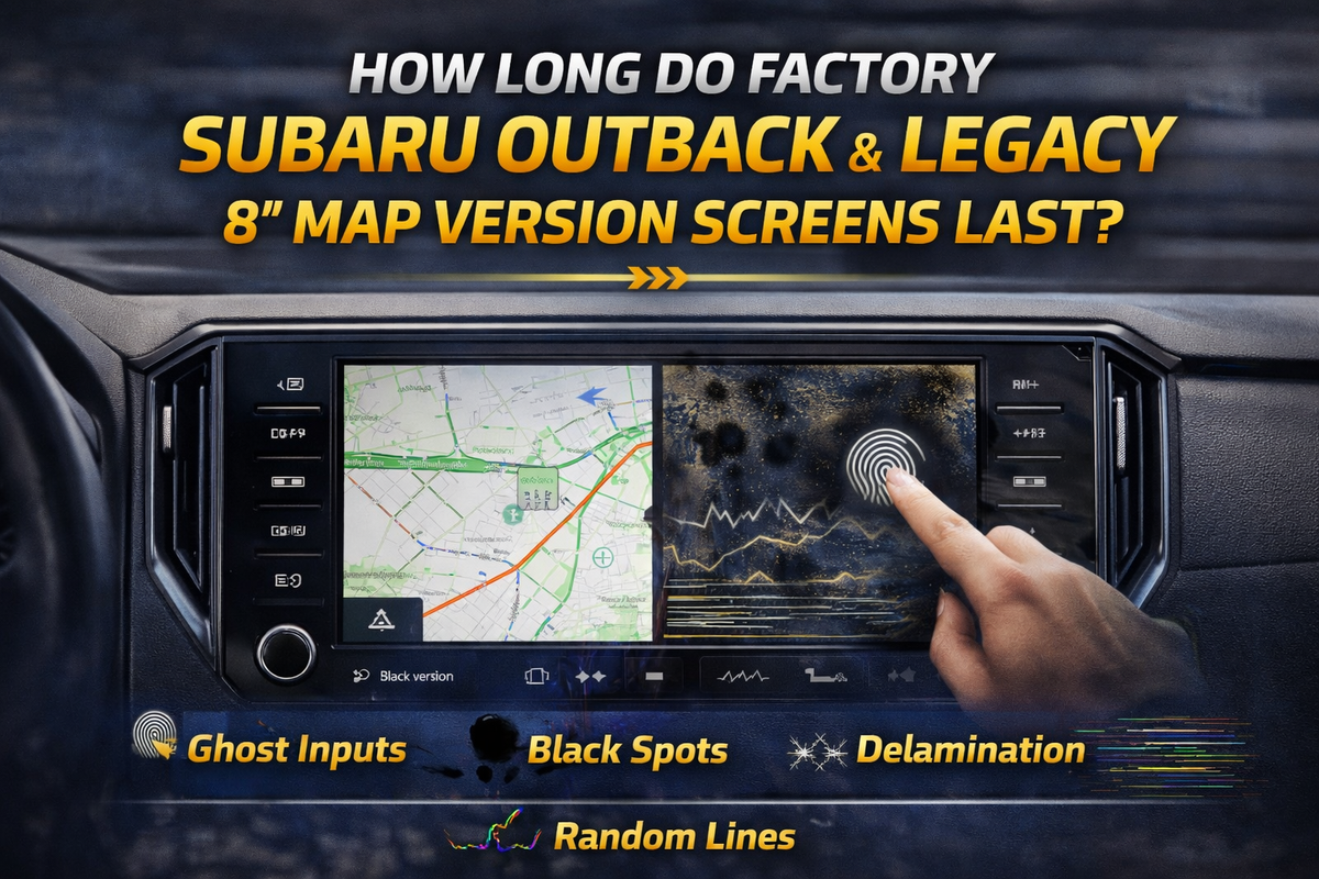 How Long Do Factory Subaru Outback & Legacy 8" MAP Version Screens Las ...