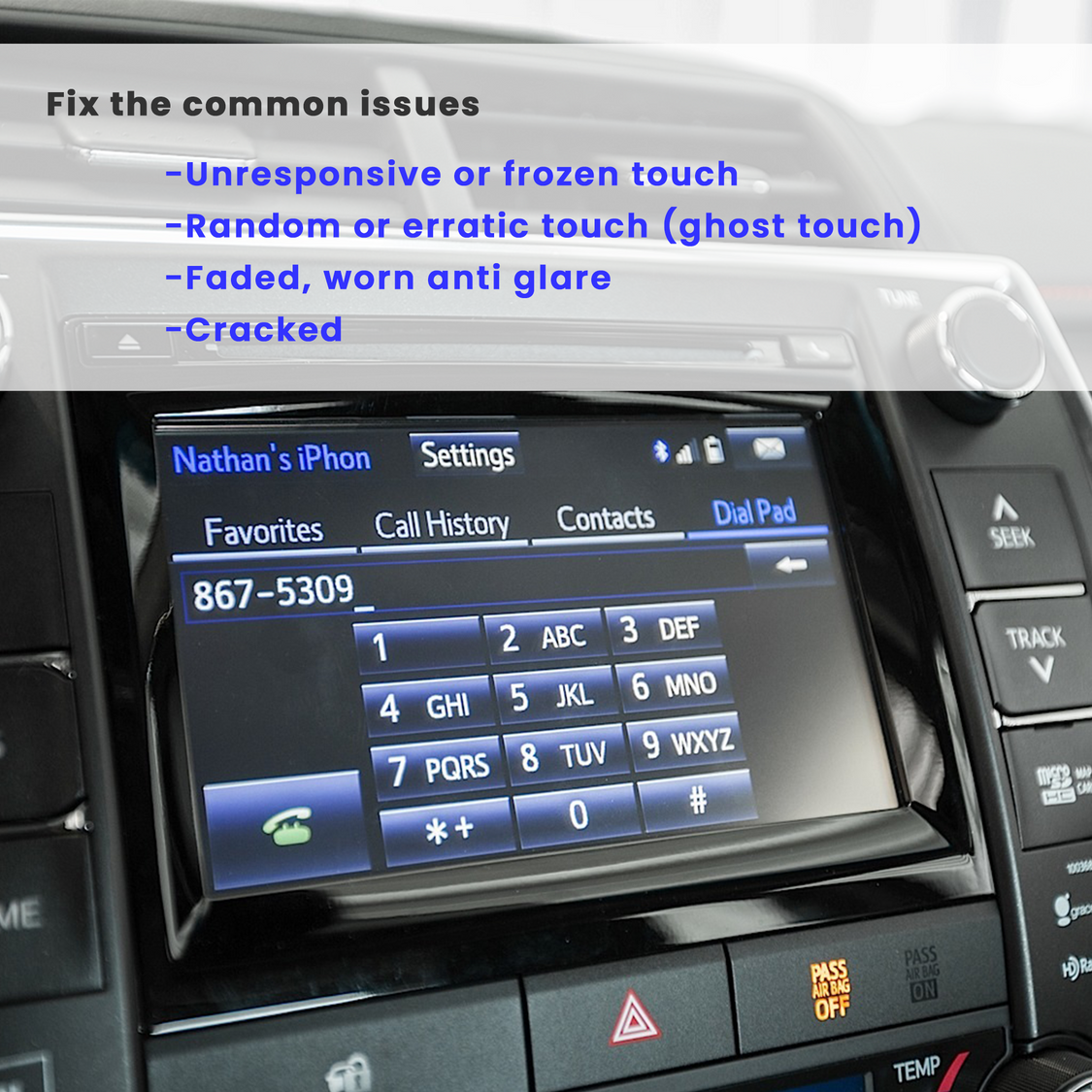 Toyota 7" Touchscreen Replacement | RAV4 & Camry 2014–2018 – Cuescreens