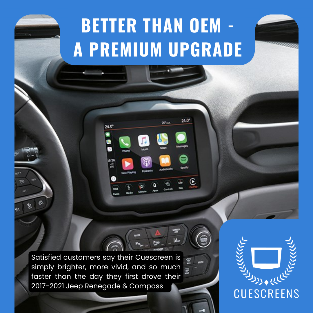 UConnect 4/4C 7" Screen Replacement | Jeep Compass & Renegade – Cuescreens